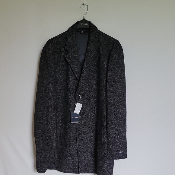 Jos. A. Bank | Jackets & Coats | Nwt Jos A Bank Herringbone Tweed Navy ...